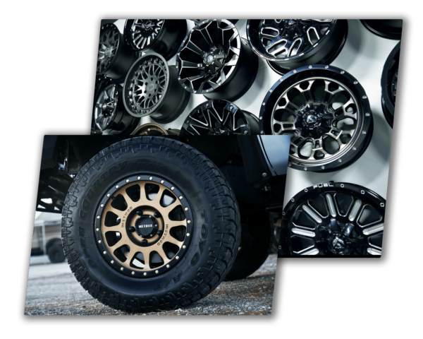 Custom Wheels, Tires and Rims for Jeeps, Trucks, Cars and SUVs